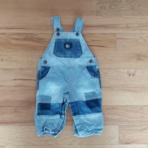 OshKosh B'gosh | Bottoms | Osh Kosh Baby Conductor Overalls Striped 6 ...
